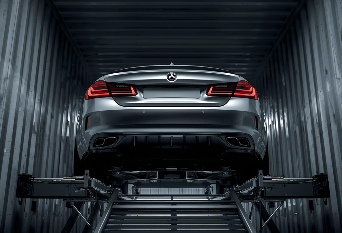 Sustainable Global Vehicle Shipping with Car Racks & Containers