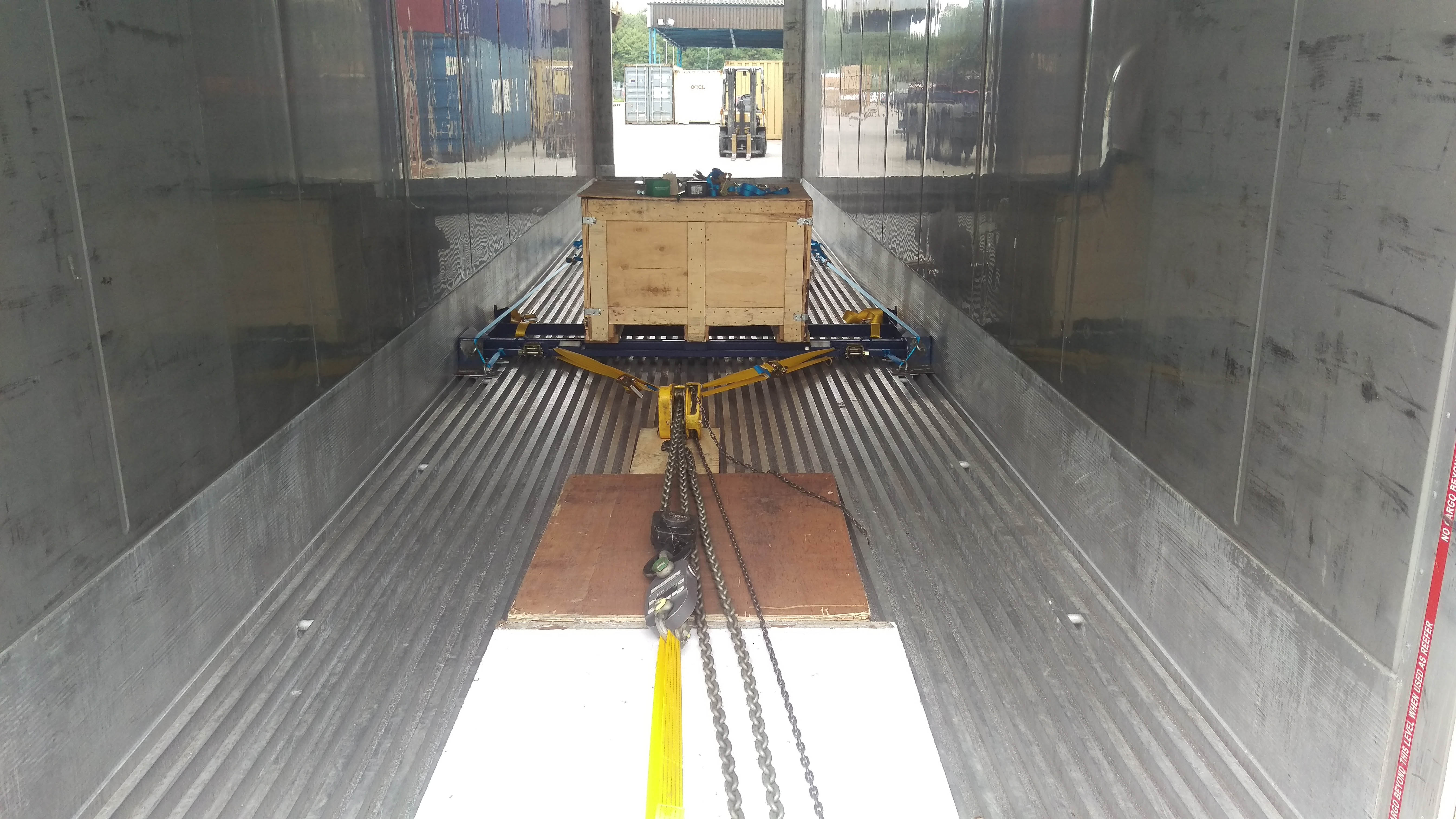 DL-RAK Tested for use in Non-Operating Reefers to replace wooden pallets